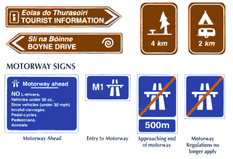 Irish Road and Traffic Signs